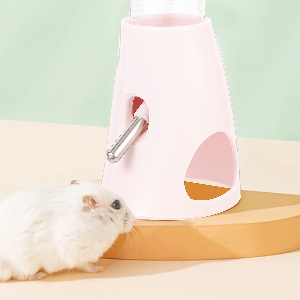 POPETPOP Hamster Water Bottle Small Pet Water Bottle Hamster Waterer Automatic Water Dispenser Hamster Water Fountain Hamster Cage Accessories Rabbit Water Bottle Leakproof Pp Feeder