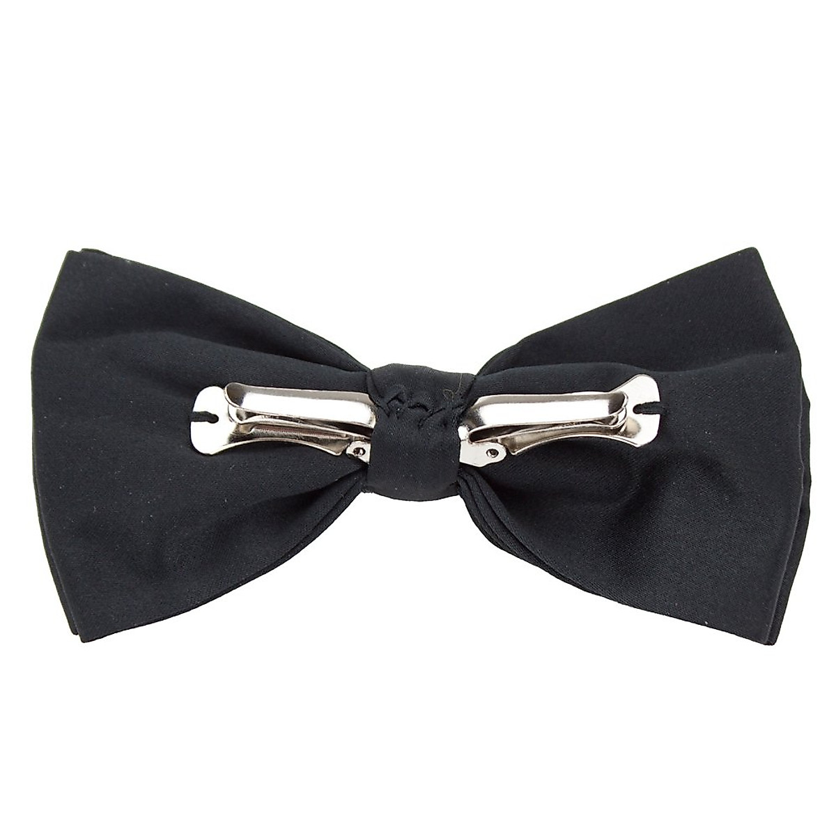Brybelly Formal Black Casino and Poker Dealer Clip On Bow Tie