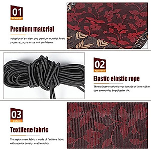 Sosoport 2 Sets of Folding Lounge Repair Cloth Anti-Gravity Chair Replacement Fabric Breathable Replacement Cloth