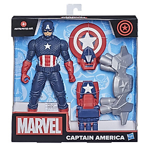 Marvel Hasbro Captain America Toy 9.5-inch Action Super Heroes Figure and Gear