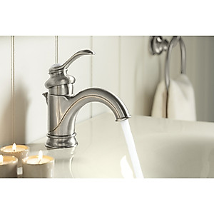 KOHLER K-12165-BN Fairfax Bathroom Towel Ring, Vibrant Brushed Nickel