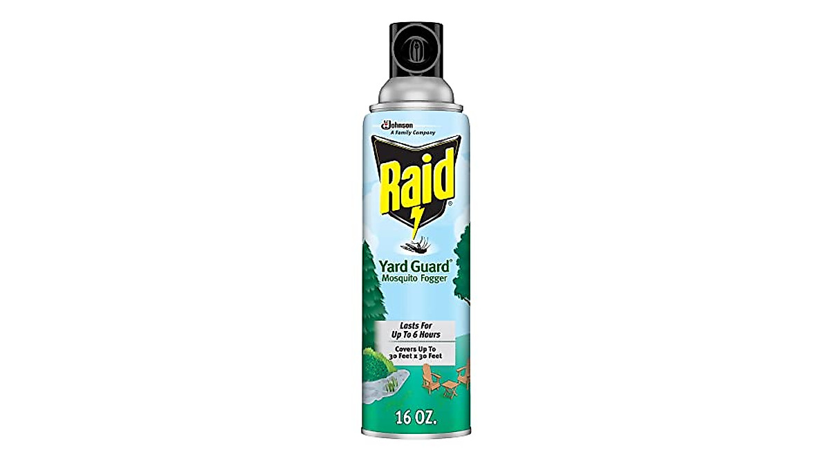 Raid Yard Guard Mosquito Fogger 16 OZ - Effective Outdoor Insect Control