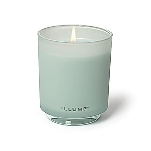 Illume Beautifully Done Essentials Fresh Sea Salt Boxed Glass Scented Soy Candle, 3" L x 3" W x 1" H
