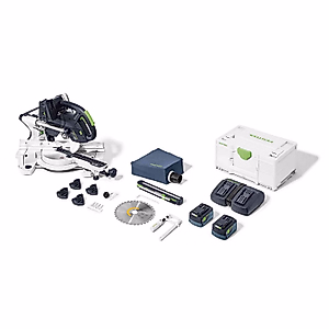 Festool 577176 Cordless Sliding Compound Miter Saw KSC 60 EB 5.0 I-Plus