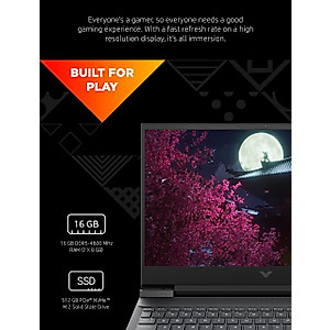 HP Victus 16 Gaming Laptop, NVIDIA GeForce RTX 3060, 12th Gen Intel Core i7-12700H, 16 GB RAM, 512 GB SSD, FHD IPS Display, Windows 11 Home, Backlit Keyboard, Enhanced Thermals (16-d1010nr, 2022)