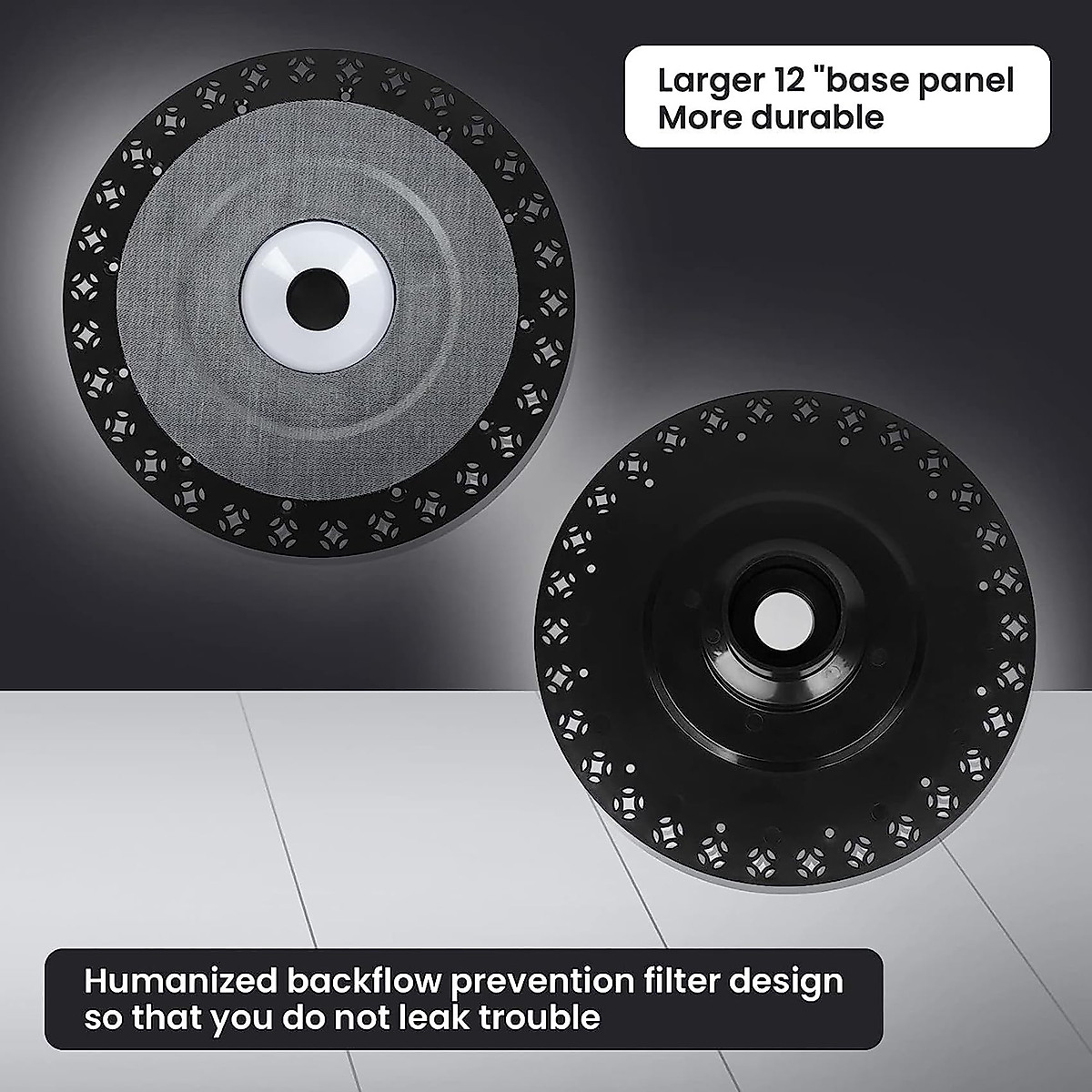 FERUERW Freestanding Bathtub Drain, Freestanding Tub Drain Rough-in Kit, Easy Freestanding Bathtub Drain Mounting Kit with ABS Plastic Adapter and Brass Liner