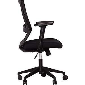 WeWork We Work Office Chair with Adjustable Arms and Lumbar Support, in Black