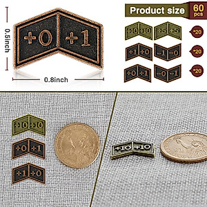 60 Pieces Magic Gathering Counters Tokens Antique Gold Metal Tokens Counters Double Sided Compatible with CCG and MTG with Velvet Drawstring Pouch