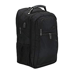 Rockland Professional USB Laptop Backpack, Black, Large