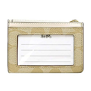 Coach female Card Case Coin Case Slots Mini Skinny ID,Lightweight