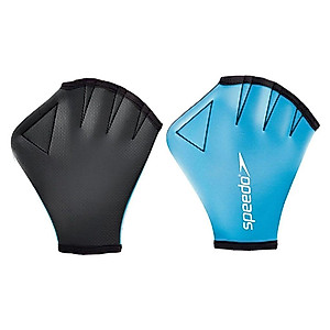 Speedo Unisex Adult Aqua Glove, Blue, Large