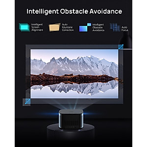 XGIMI Horizon 1080p FHD Projector 4K Supported Movie Projector, 2200 ANSI Lumens, Harman Kardon Speakers, Android TV 10.0, Auto Focus, Auto Keystone Correction, Auto Object Avoidance, WiFi Bluetooth