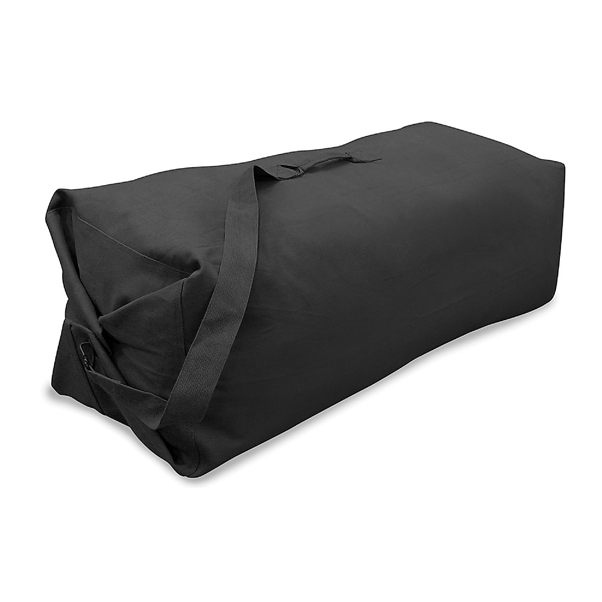 Stansport Top Load Canvas Deluxe Duffel Bag - Black (1206) 50" X 14.5" X 14.5"