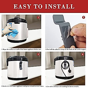 Cord Organizer for Appliances, 6Pcs Kitchen Appliance Cord Winder, The Cord Wrapper for Small Home Appliances(6Gray)