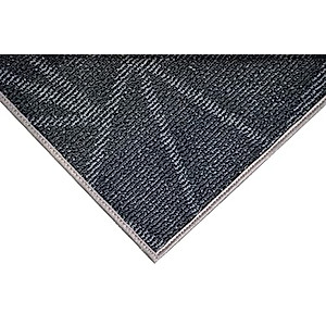 Furnish my Place Modern Indoor/Outdoor Commercial Dark Gray Modern Area Rug, Home Decor Mat, Commercial Rug for Living Room, Playroom, Made in USA - 10' x 11' Rectangle