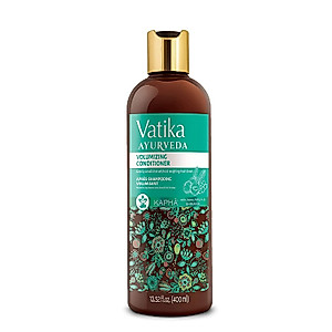 Vatika Ayurveda Volumizing Conditioner, 400ml - For Fine Hair, Contains Amla and Shikakai, Nourishes Scalp, Adds Volume and Shine