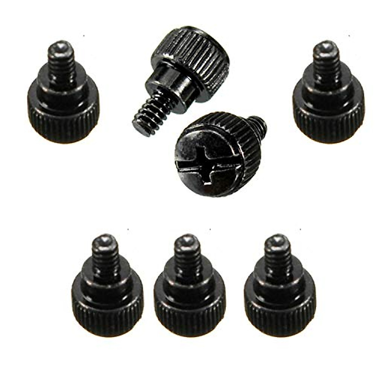 Xucus Ueful Desktop PC Computer Case Cooling Fan Thumbscrews 6-32 Thumb Screw Metal 10PCS