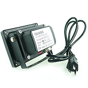 QUANS 110V 10W UV Ultra Violet LED Black Light for Curing Glue, Resin Cure 3D Printer, Blacklight, Fishing Aquarium, Party Supplies, Neon Glow in The Dark, with US Plug