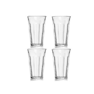 Duralex - Picardie Clear Tumbler 17 Ounces, Set Of 4