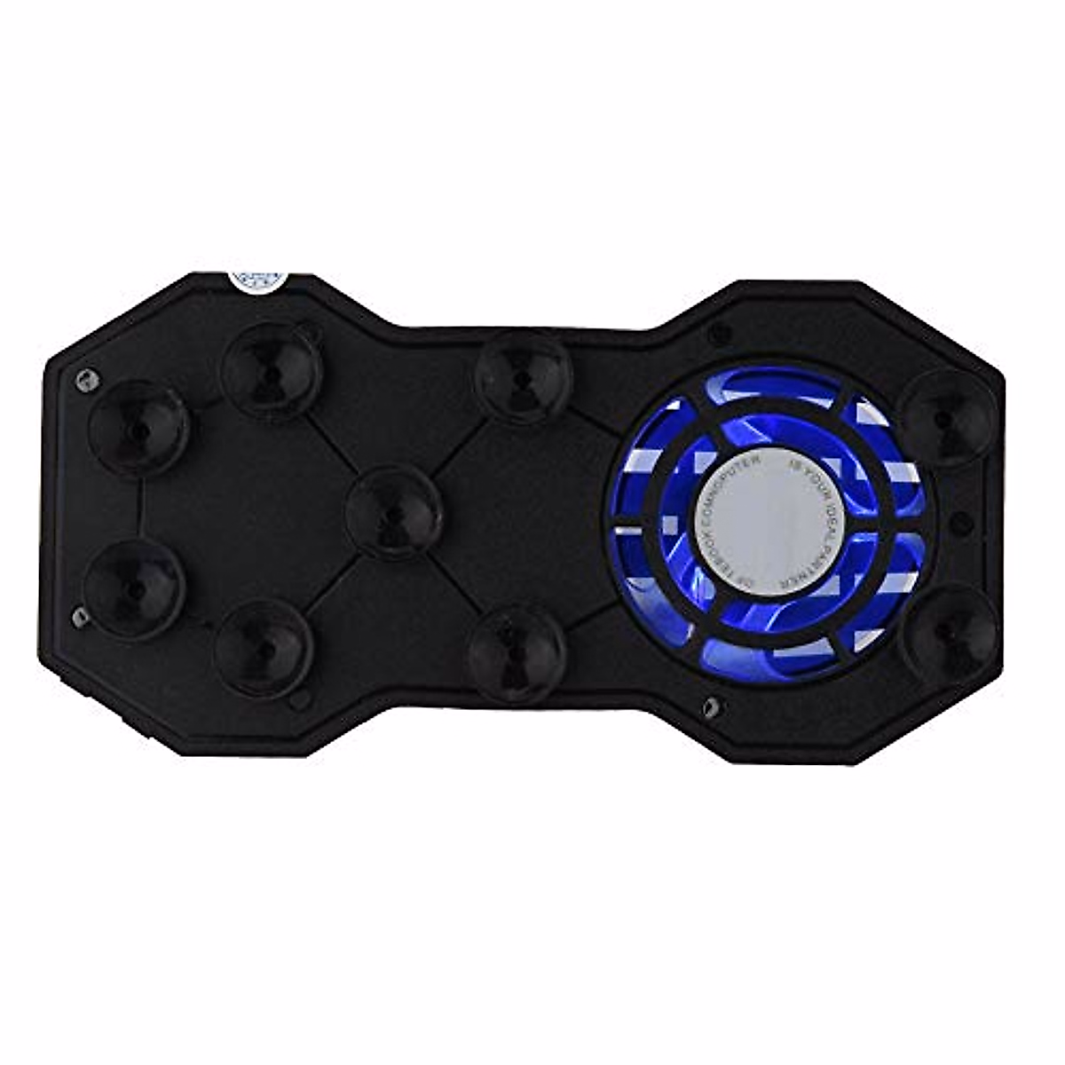 Cooling Plate for Cell Phone, Cellphone Firmly Absorb Wide Practicability Stable Adsorption Phone Cooling Fan Functio for All 4-6 Popularity(Black)