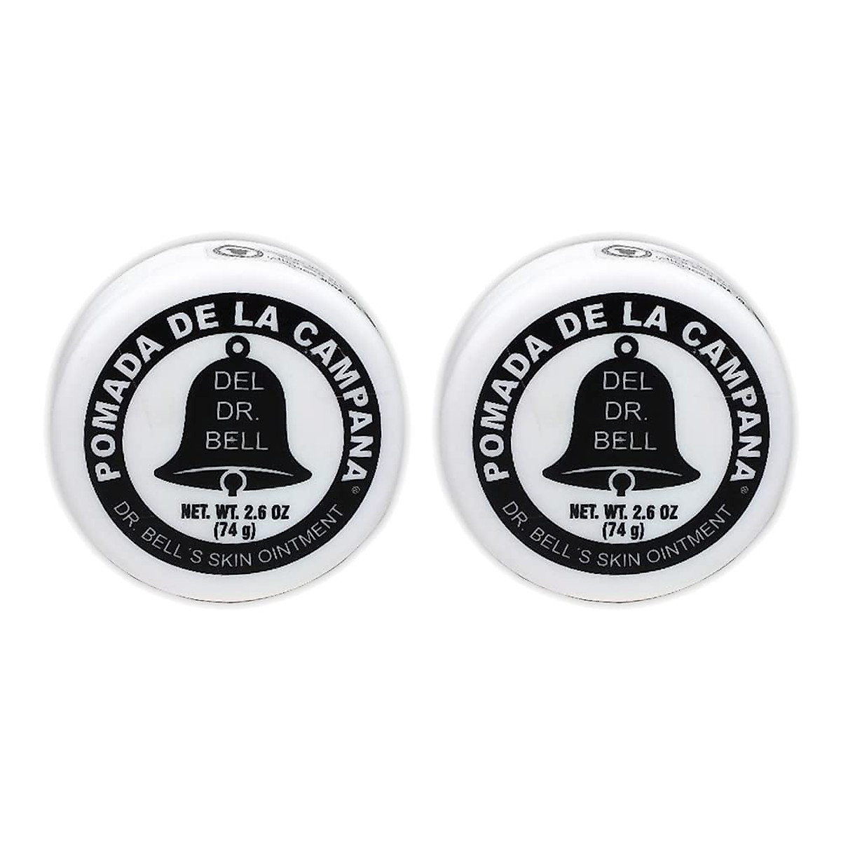Pomada De La Campana Medicated Cream - Crema Medicada 1.2 Oz (Pack of 2) by Dr Bell's