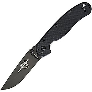 Ontario Rat II Linerlock Black D2 ON8830