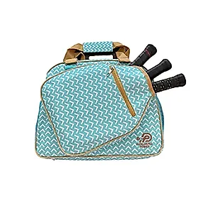 Pickleball - "Inspired" - Designer Women's Premium Side-Pocket Duffle Bag | Made Exclusively For Pickleball! | Includes a "Fitted" Paddle Case Designed To Store And Protect Your Paddles.