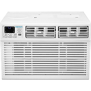 Emerson Quiet Kool 15,000 BTU 115V Window Air Conditioner with Remote Control, Cools Rooms up to 700 Sq.Ft. with 24H Timer, 3-Speeds, Quiet Operation and Auto-Restart