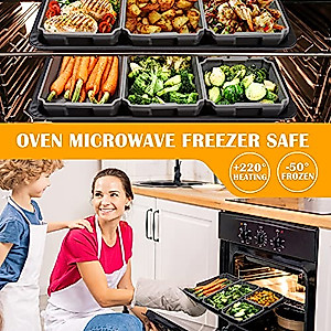 Silicone Sheet Pan Set, XOMOO Extra large size 8 PCS Nonstick Silicone Dividers for Baking Trays, Baking Pan Dividers, Baking Cooking Accessories for Oven Dinner Prep, Dishwasher Safe Air Fryer Safe