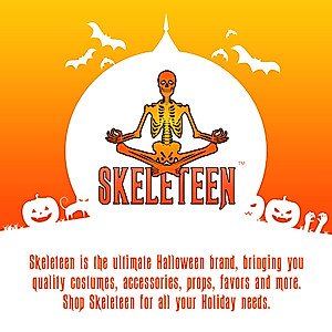 Skeleteen Clear Lens Costume Glasses - Non Prescription Horn Rimmed Fake Club Eyeglasses for Adults and Children