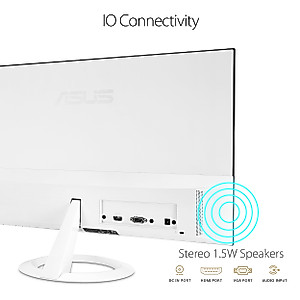 ASUS VZ239H-W 23" Full HD 1080p IPS HDMI VGA Eye Care Monitor White (Renewed)