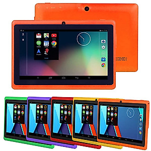 Tablet Laptop, 7" Android 4.4 Duad Core Tablet PC 1GB+8GB Dual Camera WiFi Bluetooth, Supports SIM Communication Function, for Family Children (Green)
