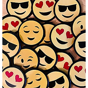 Emoticon Bulk Bookmarks - 36 Bulk Bookmarks for Kids Girl’s Boys- School Student Incentives – Library incentives – Reading Incentives - Party Favor Prizes - Classroom Reading Awards!
