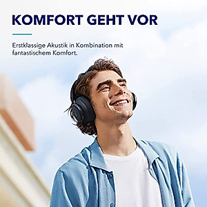soundcore by Anker Space Q45 Adaptive Noise Cancelling Headphones, Reduce Noise by Up to 98%, Ultra Long 50H Playtime, App Customization, Hi-Res Sound with Details, Bluetooth 5.3, Traveling (Renewed)