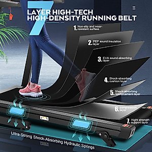 ANCHEER Treadmill 300 lb Weight Capacity
