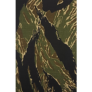 Dangerfield Arms TackGear Wrap 12"x12" Cordura Camouflage Adhesive Wrap 500 Denier Adhesive Back (Vietnam Tiger Stripe)