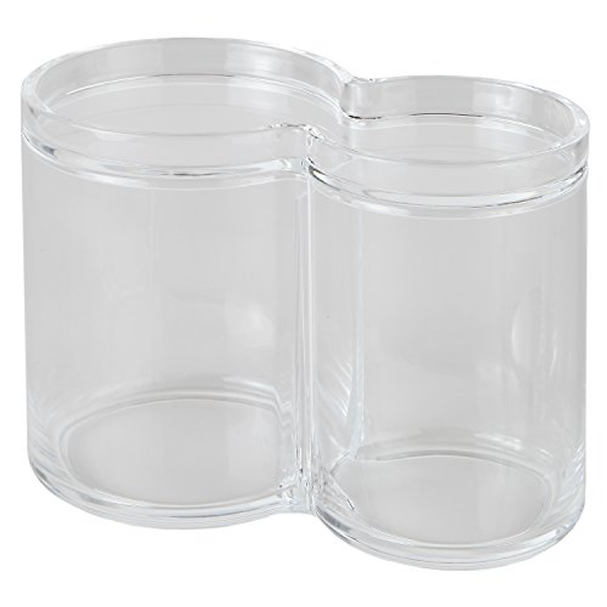 ARAD Acrylic Cotton Ball Holder, Storage Cotton Balls, Bathroom Storage, Makeup Organizer, Acrylic Container, Cotton Ball Organizer, Round Counter Organizer