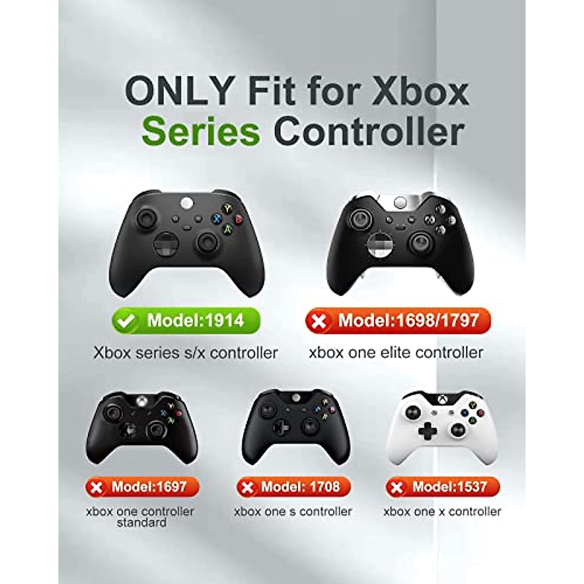 OLCLSS Paddles for Xbox Series X/S Controller (NOT for Xbox ONE S/X Controller), Strike Accessory for Xbox Series S/X Controller