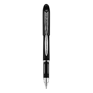 Uni-Ball 33921 Jetstream Ballpoint Pens, Bold Point (1.0mm), Black, 12 Count