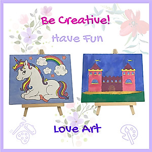 J MARK Kids Painting Set - All Inclusive Acrylic Paint Set for Kids - Safe Painting Supplies