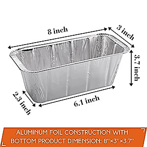 50-Pack Blackstone Griddle Accessories Drip Pan Liners, Aluminum Foil Pan Disposable for 17" 22" 28" 36" Blackstone Griddle Drip Tray Holder Grill Rear Grease Catcher Cup Liners