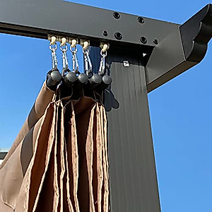 All Cedar Wooden Pergola Kit - Wind Rated at 100 MPH, Perfect for Outdoor Entertaining and Relaxation