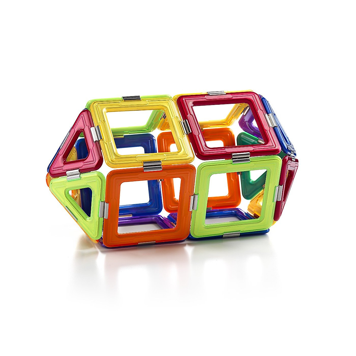 GeoSmart GeoSphere 31-Piece GeoMagnetic STEM Building Set with Spinner