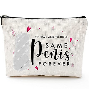 Bridal Shower Gift Ideas, Bachelorette Party Favors, Valentine's Day Gifts for Her Him, Fun Engagement Gifts, Makeup Travel Bag, Bridal Shower Gifts for Bride, Fun Bride Survival kit?Bride Makeup Bag