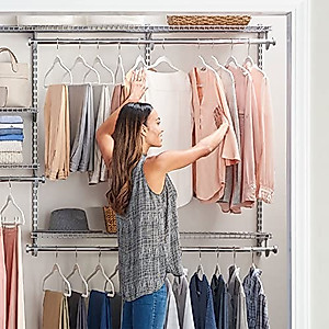 Rubbermaid Configurations 26.937 in. H x 12.375 in. W x 1.875 in. L Metal Closet Kit