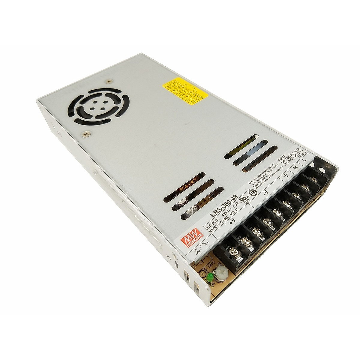 MEAN WELL LRS-350-48 350.4W 48V 7.3 Amp Single Output Switchable Power