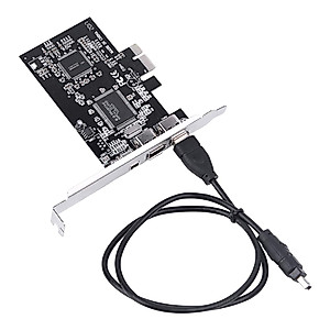 800Mbps PCI-E Express Card, 1394a IEEE 1394b Controller Card with Firewire Cable, for Video,Audio ,Industrial Cameras,Video Cameras