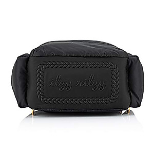 Itzy Ritzy Dream Convertible Diaper Bag Tote Backpack - Baby Diaper Bag with 14 Pockets, Changing Pad & More (Midnight Black)