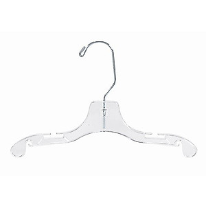 Only Hangers 10" Baby Plastic Top Hanger [ Bundle of 25 ]