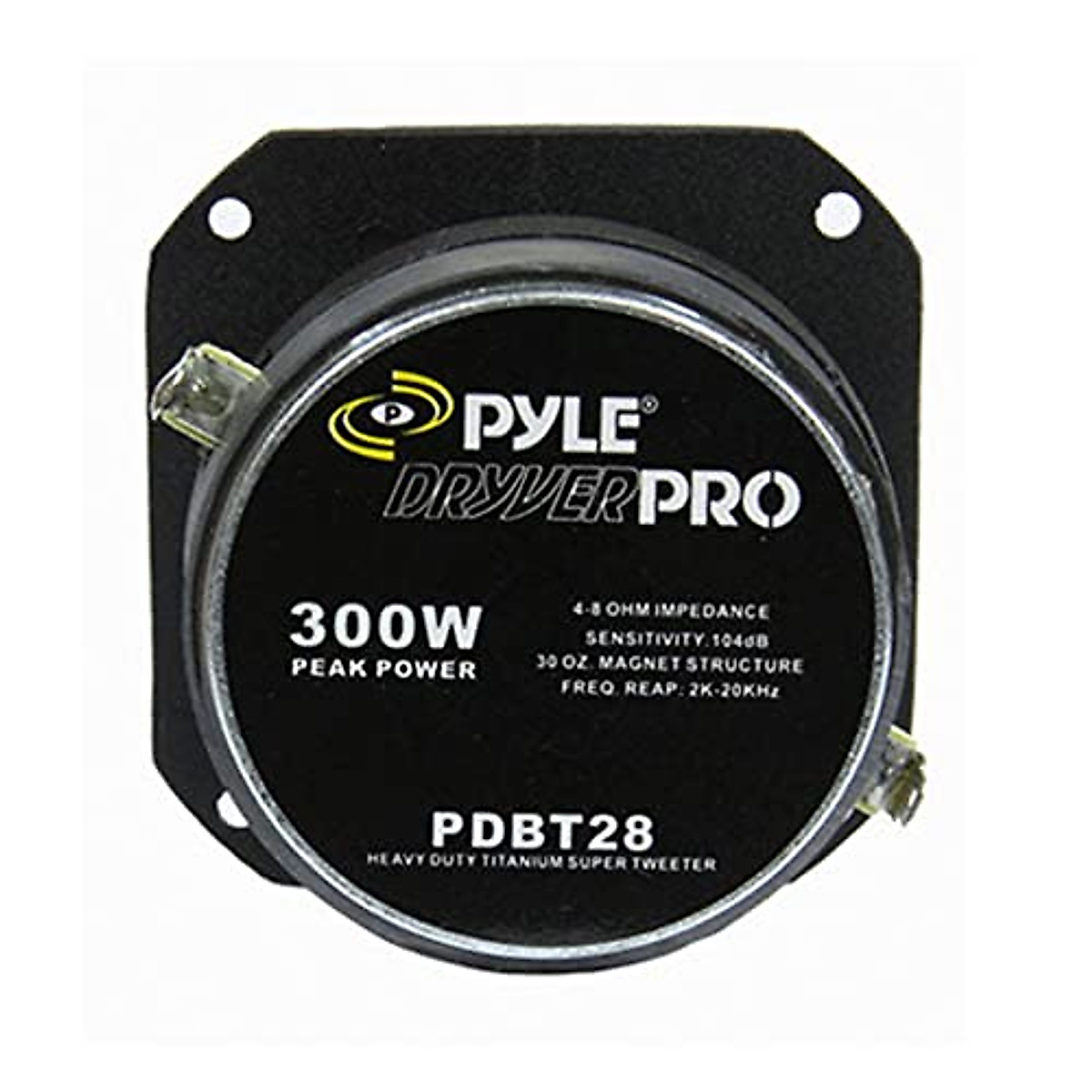 Pyle Pro 1 Inch 300 Watt Heavy Duty Titanium Super Car Tweeter (2 Pack) | PDBT28